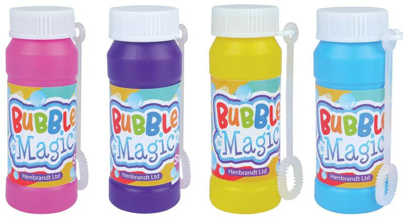 Bubble Magic Kids Bubbles Party Bag Fillers Childrens Loot Bag Toy ...