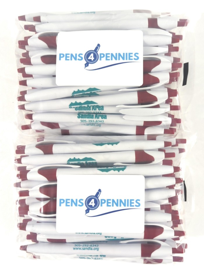Bulk Misprint Pen Lots: Java Style / Slimster Ballpoint Click Pens: 50 ...