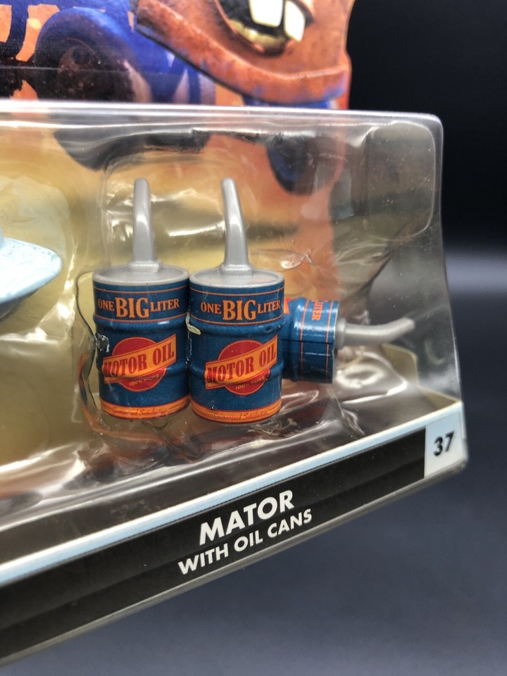 Disney Pixar Cars Mator With Oil Cans And Stand UFO UFM Mater Tales ...