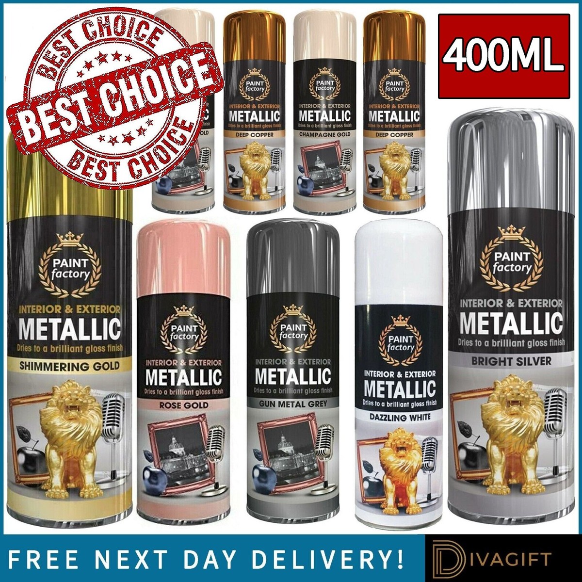 Best Spray Paint Champagne Floral Event Craft Spray Paint Metallic