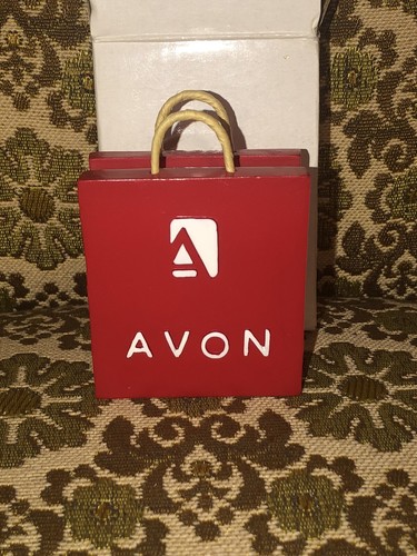 Avon Red Tote Gift Bag Business Card Holder New in Box | eBay