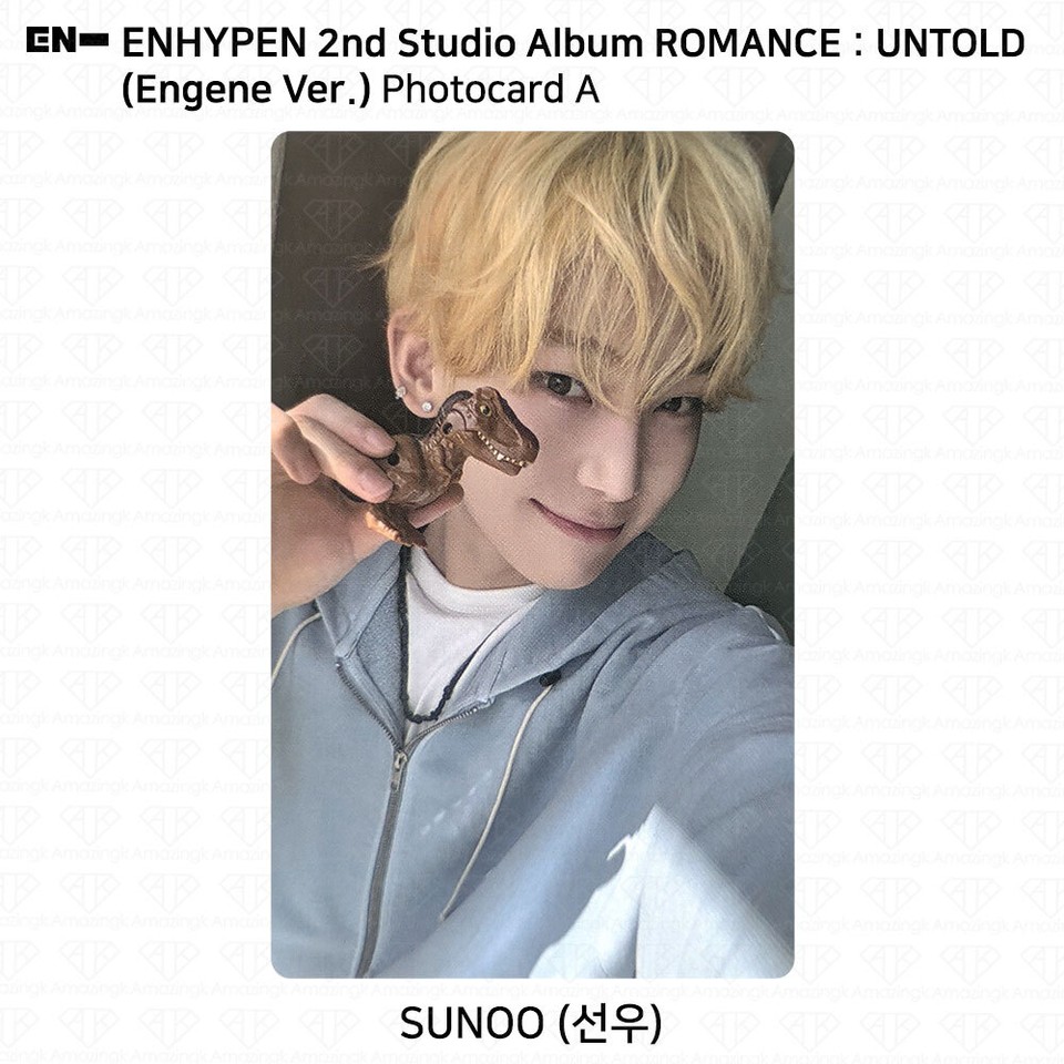 Enhypen 2nd Studio Album ROMANCE:UNTOLD Engene Ver Photocard Cover ...