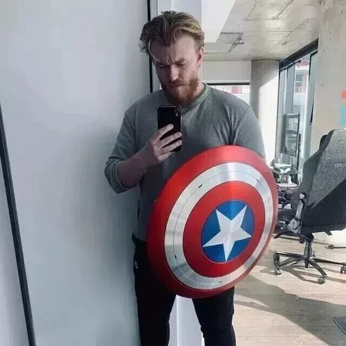 Captain America Shield Prop Handmade Replica First Avenger Shield Metal ...
