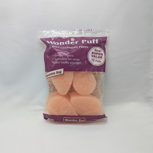 RARE Wonder Puffs Deep Cleansing Puffs OPEN PACKAGE-10 Remain-Gentle ...