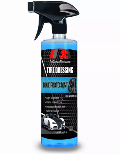 3E BLUE Tire DRESSING-Wet Tire Shine- Extreme High Shine & Durability ...