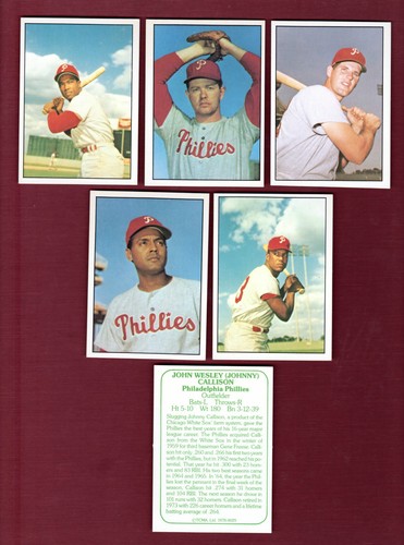 The 1960s PHILADELPHIA PHILLIES complete team set ~ ALL 13 different ...