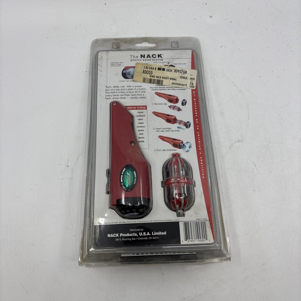 Tim Allen Signature Tool Collection The Nack Untility Knife NOS Sealed ...