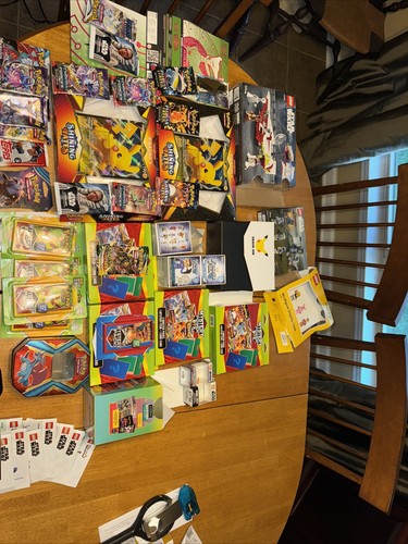 Huge Pokemon TCG Accessories Lot Charizard,Pikachu,Dialga,Arceus Lunch ...