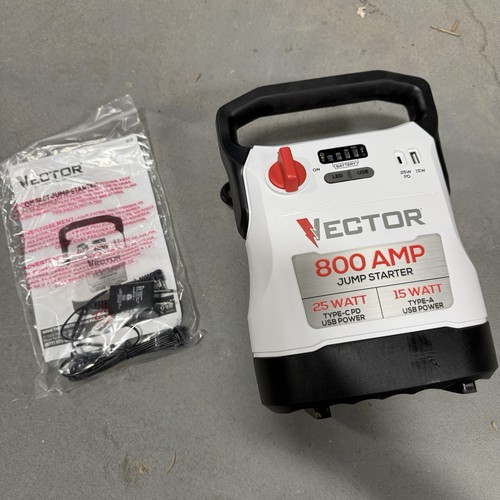 VECTOR 800 Amp Jump Starter with USB Power | eBay