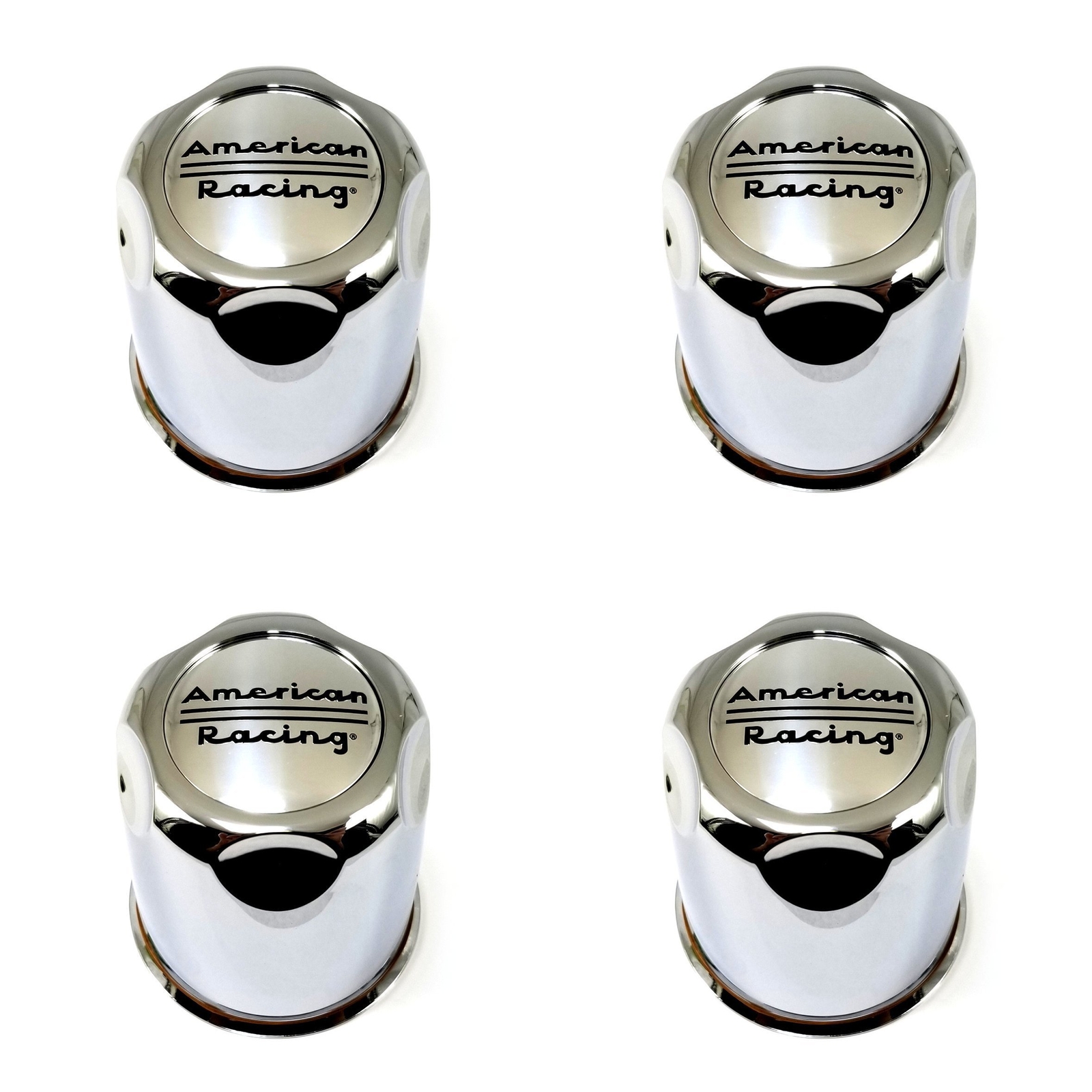 4 American Racing Chrome Wheel Center Caps for 5/6L AR136 Ventura AR926 ...