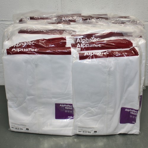 (24) Ansell AlphaTec 68-1500 Collared Coveralls WH15-S-92-100-08, XXXXL / 4XL | eBay