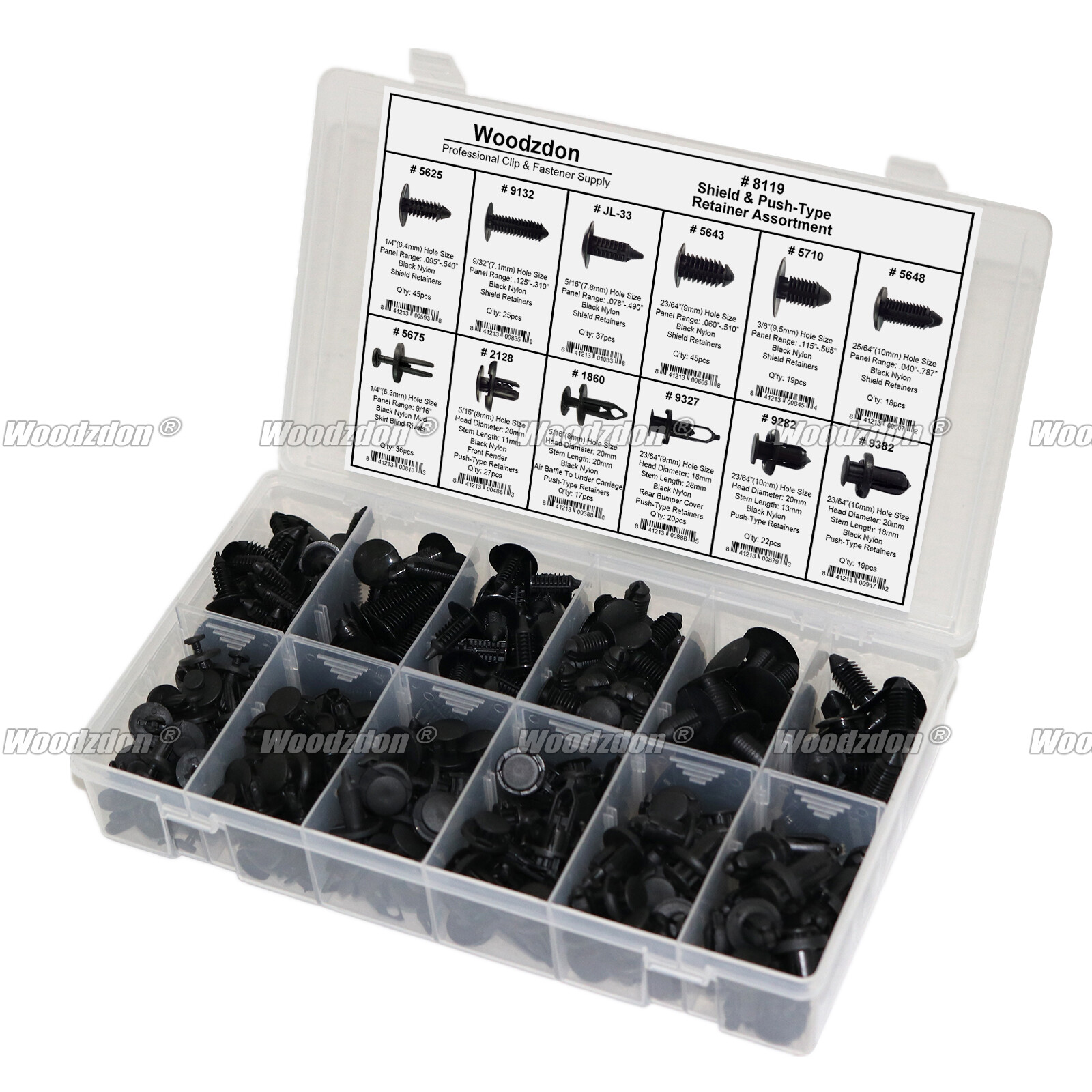 330 Clips +2 Pry Tool Automotive Push Pins Retainer For GM Ford For ...