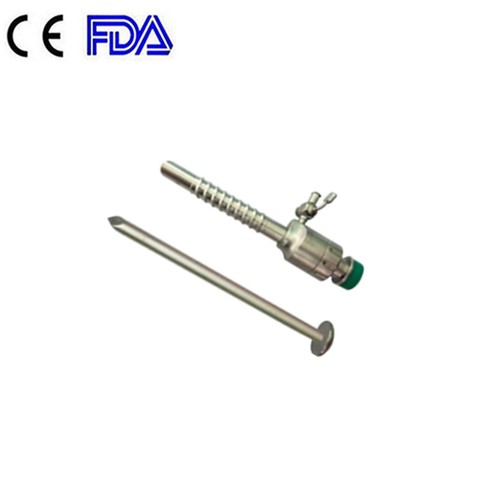Φ5X95mm Autoclavable Laparoscopic Cross Trocar Puncture Outfit with ...