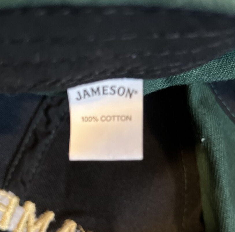 100% Cotton Jameson Forest Green Baseball Hat with Y… - Gem