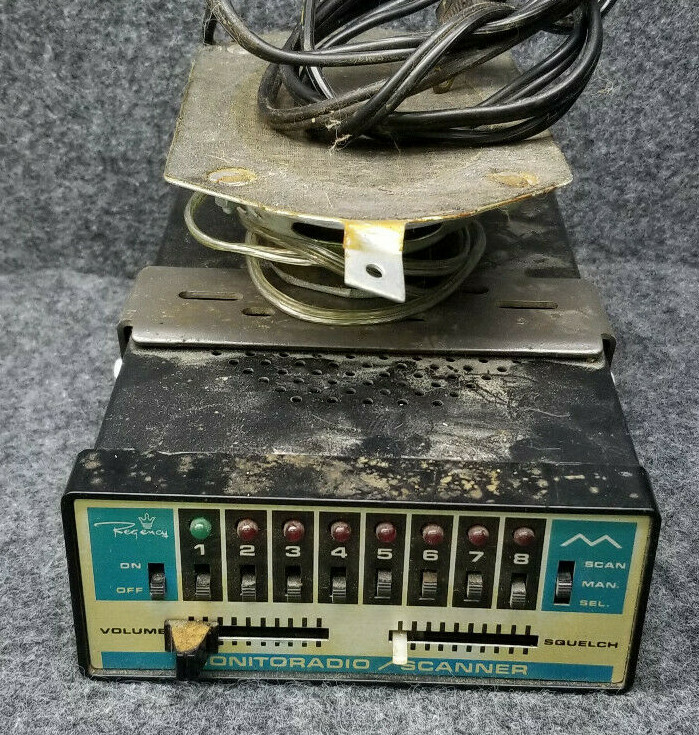 Vintage Regency Monitoradio (Scanner) Receiver Model ACT-R10H/L/U W ...