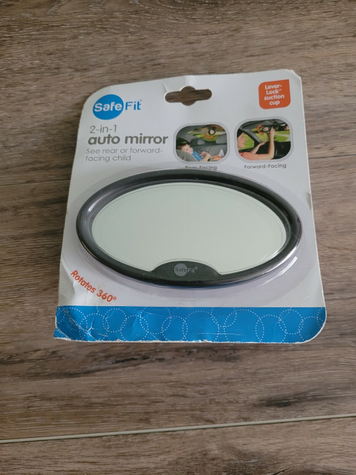 SafeFit 2-in-1 Auto Mirror Rear Face Forward Face Secure Grip 360⁰ ...