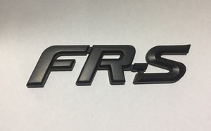 FR-S FRS Matte Black Boot Trunk Badge Emblem Sticker For Toyota 86 2012 ...