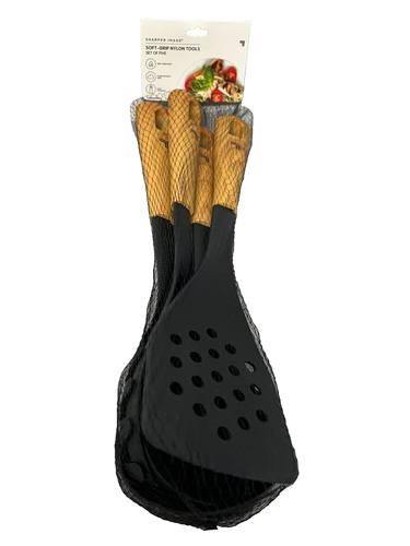 Sharper Image Soft Grip Nylon Kitchen Tools - Set of 5 Pieces - New | eBay