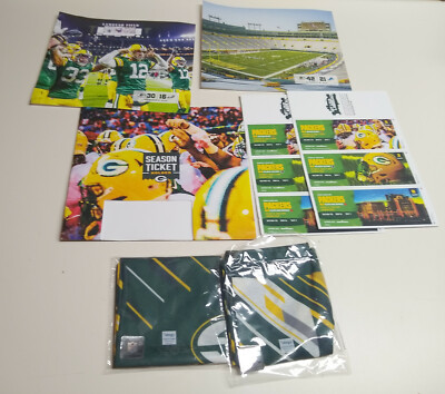 2021 Green Bay Packer SEASON TICKET HOLDER Neck Gaiter Mask Tickets ...