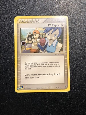 2003 Pokemon Trainer TV Reporter #88 | eBay