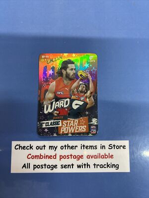 2022 TEAMCOACH STAR POWERS TEAM COLOURS CALLAN WARD GWS GIANTS | eBay ...
