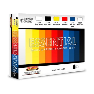 Lifecolor ES01 - Essential Basic & Primary Colors Set 1 - Neu | eBay.de