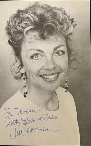 JILL KERMAN ACTOR (PLEASE SIR, CORONATION STREET) *HAND SIGNED* PHOTO ...