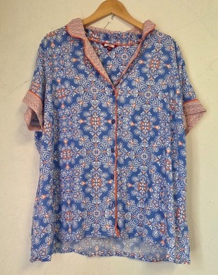 Ladies JOE BROWNS BLUE AND ORANGE PYJAMAS Size 20/22 - CG S14 | eBay UK