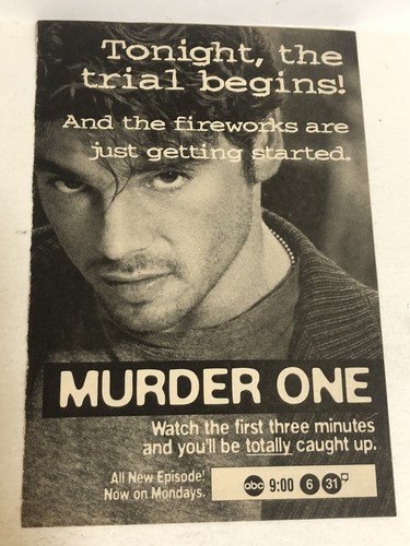 Murder One Vintage Tv Guide Print Ad Jason Gedrick Daniel Benzali Tpa26 ...