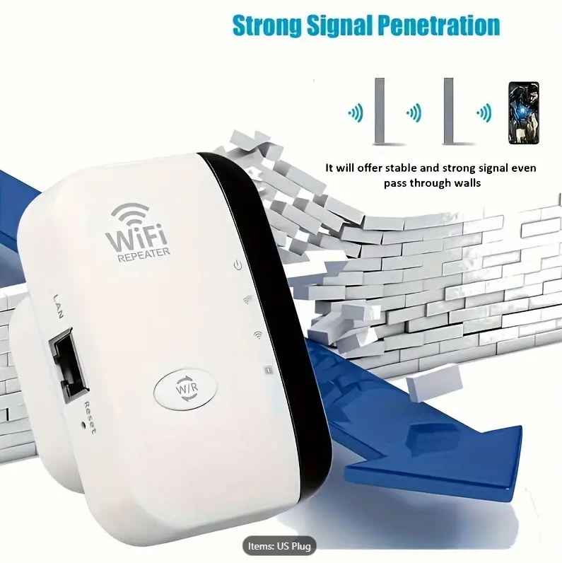 WiFi Extender, WiFi Booster, Internet Booster - With Ethernet Port ...