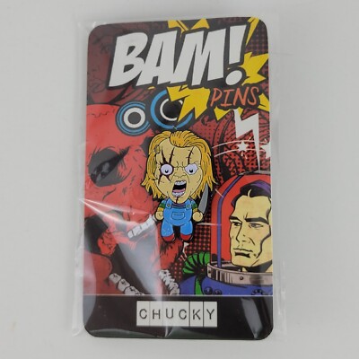 Bam Box Exclusive Childs Play Chucky Enamel Pin New On Card Butch-o ...