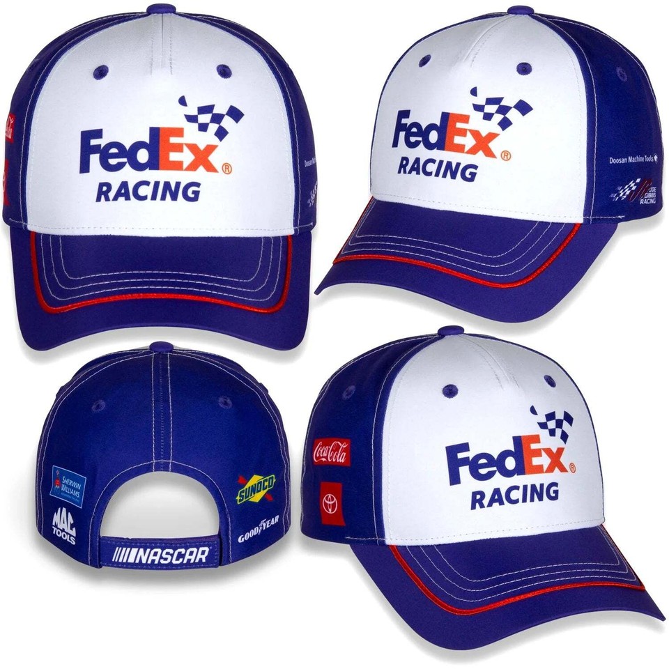 Denny Hamlin 2024 FedEx Uniform Hat | eBay