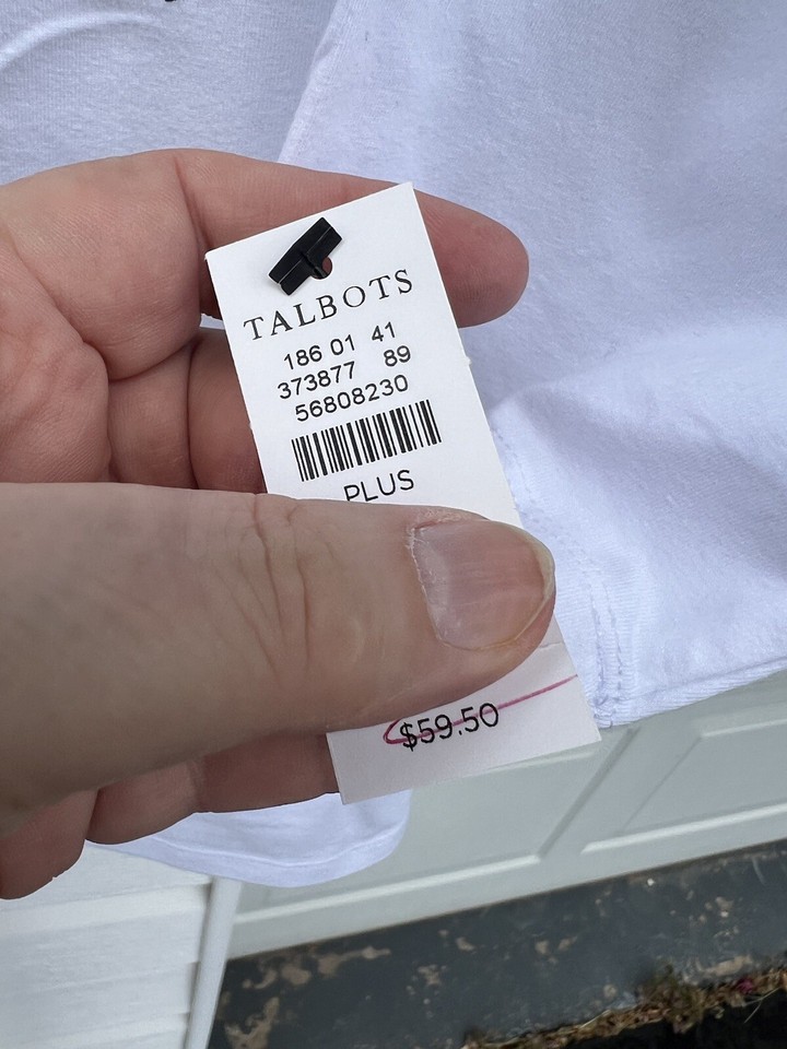 NWT Talbots Pretty Lavender Blue Green Floral Ballet Neck 3/4 Sleeve Top 1X | eBay