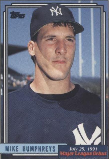 1991-92 Topps Major League Debut 1991 - Mike Humphreys #85 (RC) for ...