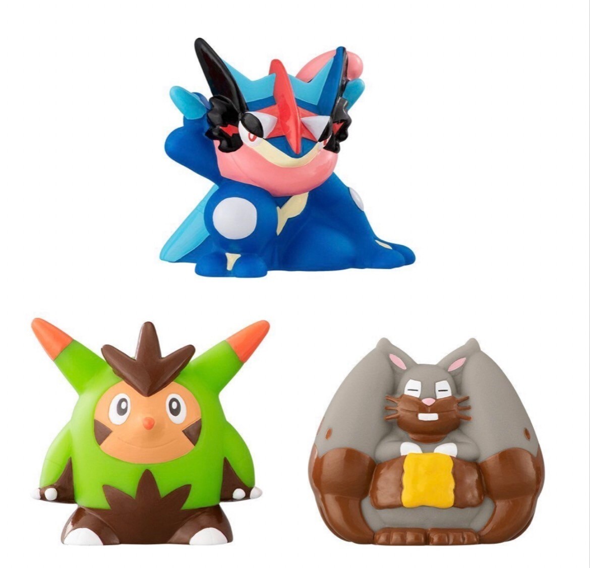 Pokemon Kids Figure - Ash-Greninja & Magearna & Meowstic - Finger ...