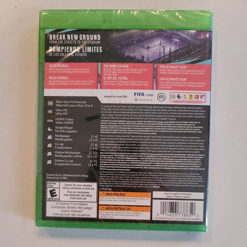 FIFA 20 Standard Edition - Microsoft Xbox One World Cup Soccer Futbol ...