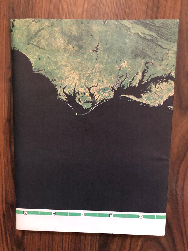 Vintage National Geographic Supplement Map Portrait USA Photomosaic ...