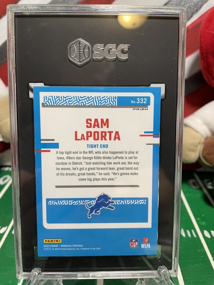 2023 Donruss - Optic Preview - Blue Scope - Sam Laporta - GM 10 | eBay