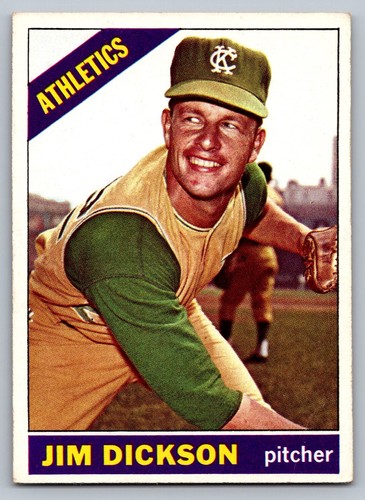 1966 Topps #201 Jim Dickson Kansas City Athletics | eBay