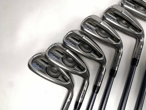 Ping G 2016 Iron Set 6-PW+GW White Dot CFS 70 Regular Graphite Mens RH ...