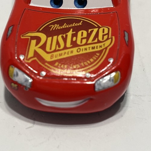 DISNEY PIXAR Cars Diecast Red #95 Lightning McQueen Rust-Eze Car | eBay