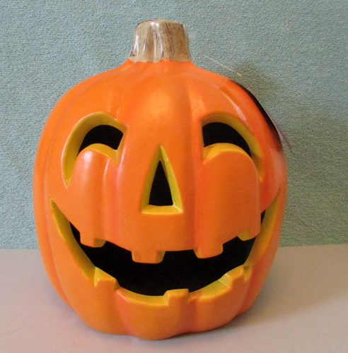 Target Brand Vtg 2007 Plastic Jack-O-Lantern Blow Mold Light Up Pumpkin ...