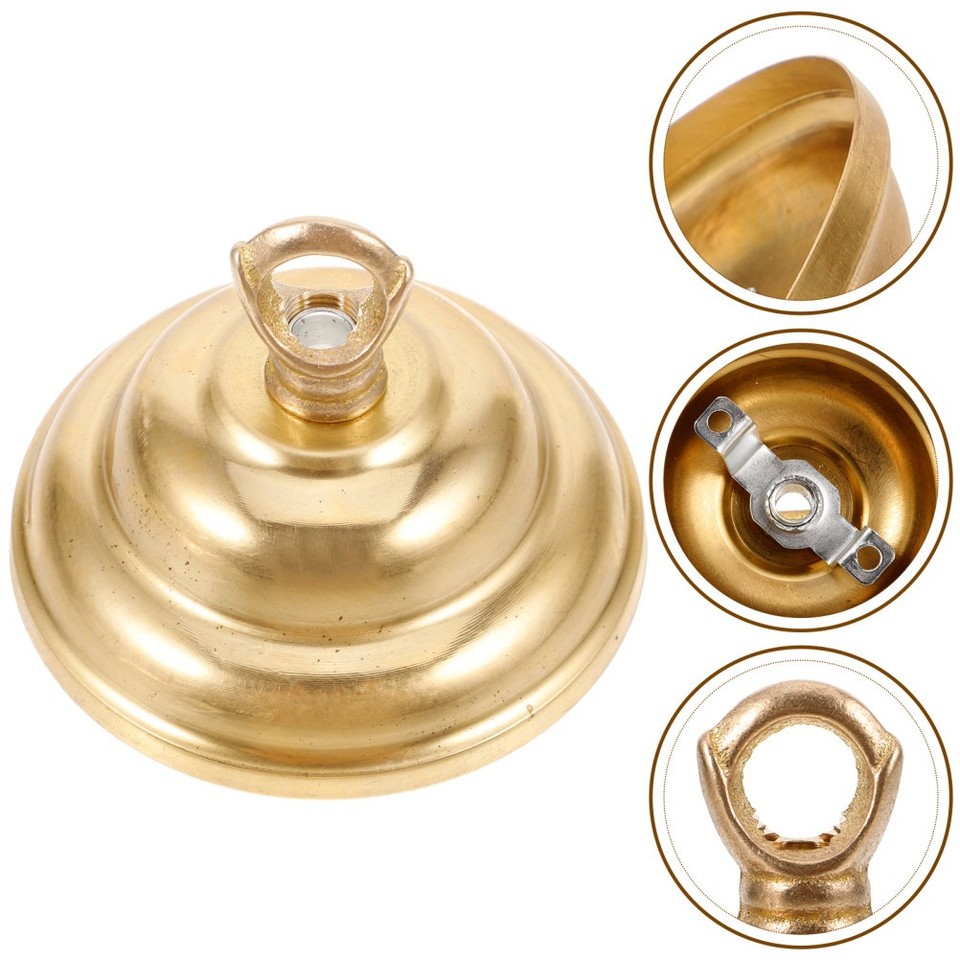 Closed Hook Light Shade Canopy Ceiling Hanging Round Pendant Plate ...