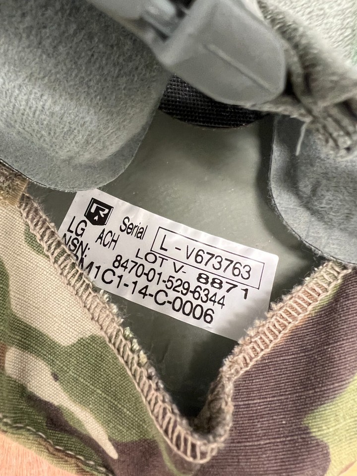 Genuine USGI Revision ACH MICH Level IIIA Advance Combat Helmet - Large ...