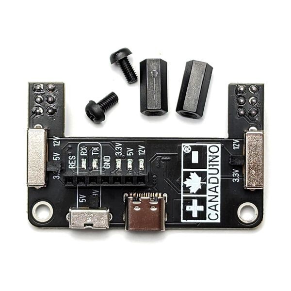CANADUINO® Breadboard Power Supply 3.3V, 5V, 12V with USB-UART - free ...