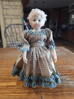 Doll Artist Cathy Hansen Bisque Huret Fashion Doll 8" | eBay