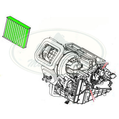 LAND ROVER AC POLLEN FILTER RANGE 03-12 LR032199 OEM | eBay