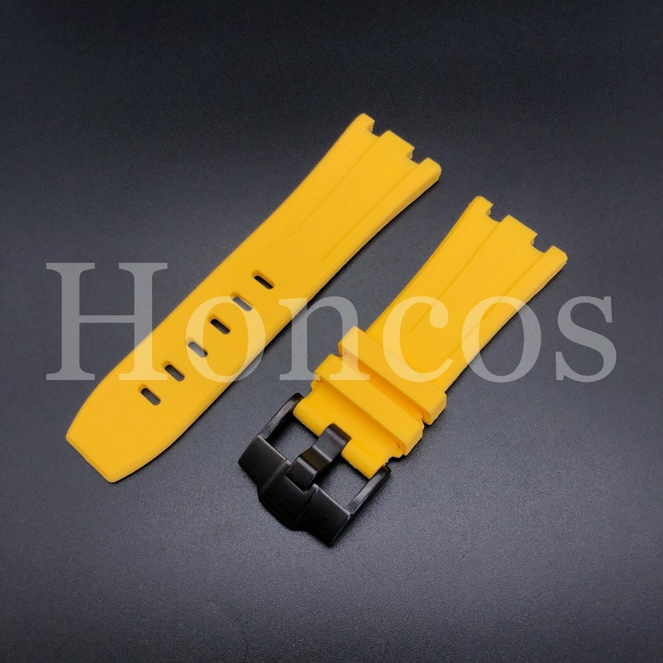 28MM Rubber Watch Strap Band Fits For AP Royal Oak Diver Offshore 15703 ...