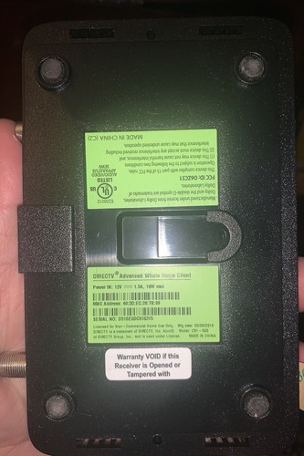 2-Direct TV C51-500 Genie Mini Advanced Whole Home Client-No Cables ...