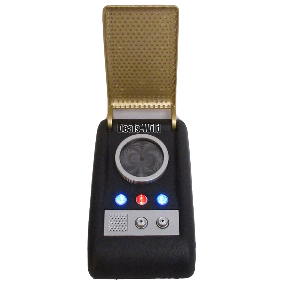 Star Trek Communicator Light Up Sounds Enterprise TOS Stocking Stuffer ...